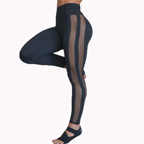 Ogilvy Mather 2020 Women Fitness Leggings High Waist Leggins Soild Mesh