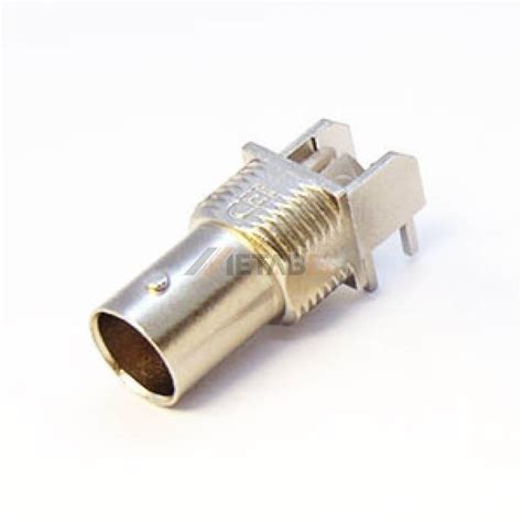 Bnc Female 90 Degree Bulkhead Connector Through Hole Mount Metabeeai