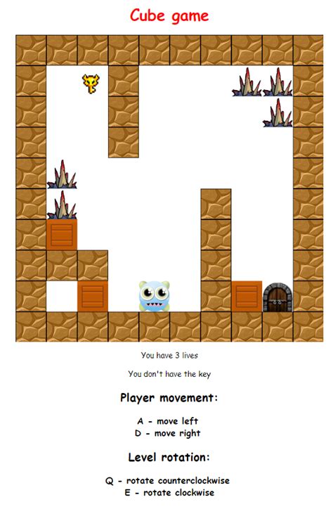 Github Janegamedevrepojvscrptrotation Puzzle Game With Level Rotation