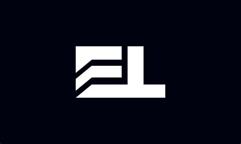 EL Logo Design Initial EL Letter Logo Design Monogram Vector Design