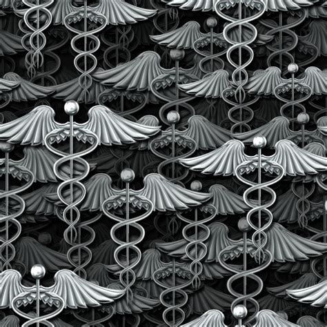 Silver Caduceus 23 Pattern