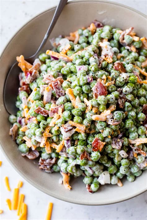 Pea Salad The Almond Eater