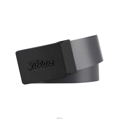 Titleist 슈즈모자패션소품 쇼핑백 타이틀리스트 골프 남성 블랙 버클 벨트 원래 명품은 필웨이feelway