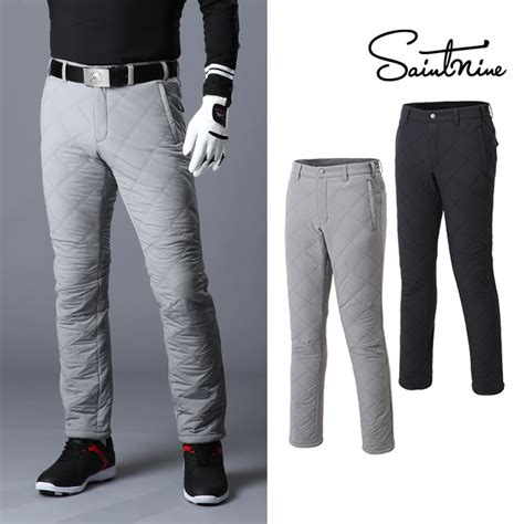 핫딜 세인트나인 남성 방한 퀼팅 패딩바지 4604 104 892 딜팡 골프용품 전문쇼핑몰