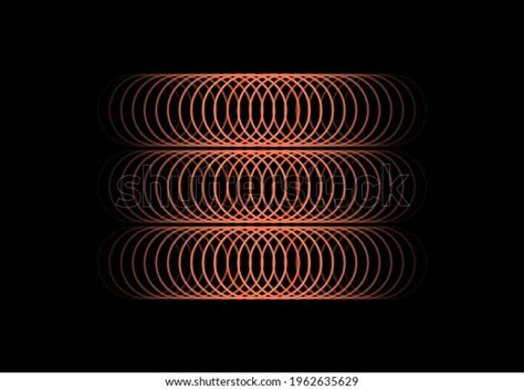 Illustration Adjacent Circle Objects Screen Background Stock Vector