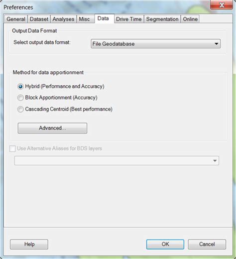 Data Tab—arcmap Documentation