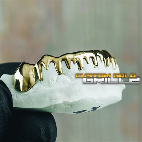 Get Solid Gold Drip Grillz Best Prices Custom Gold Grillz
