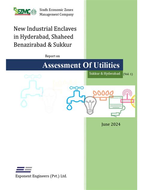 report on assessment of utilities sezmc new industrial enclaves june