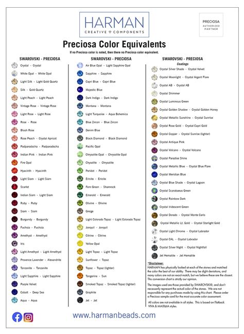 Preciosa Vs Swarovski Color Chart Preciosa Crystal Air Blue Opal