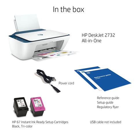 Hp Deskjet 2732 Wireless All In One Color Inkjet Printer Instant Ink