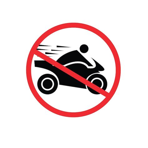 Icono De Exceso De Velocidad Prohibido Vector Premium