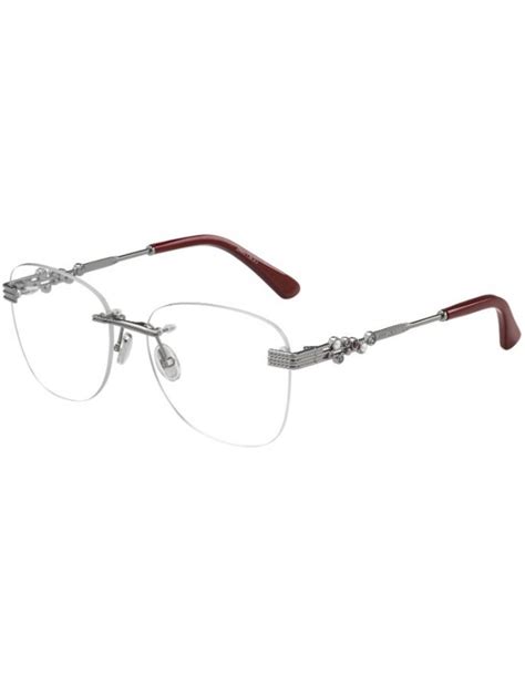 Eyeglasses Jimmy Choo Jc214 Frame Color Ruthenium