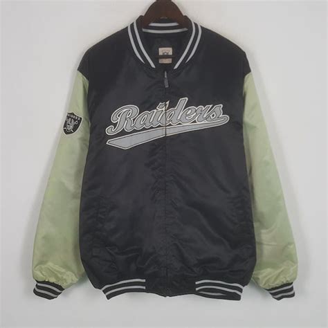 Vintage Vintage Oakland Raiders X Nfl Bomber Jacket Grailed