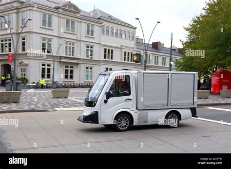 A Tropos Motors Able XR Electric Utility Vehicle Outfitted With A Roll