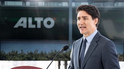 Justin Trudeau Annonce La Construction Dun Tgv Entre Toronto Et Québec