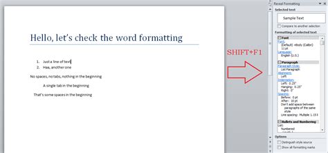 Show Formatting Marks And Reveal Formatting Symbols In Word