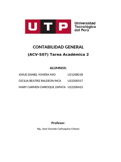 Tarea Academica 2 Cgt Pdf Liquidez De Mercado Economias