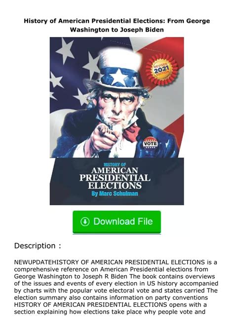 Ppt Pdf⚡read Online History Of American Presidential Elections