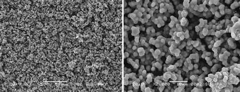 Sem Micrographs Of Tio2 Nanograins At 500 And 2000 Magnifications Download Scientific Diagram