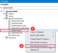 MySQL DROP PROCEDURE Remove A Stored Procedure
