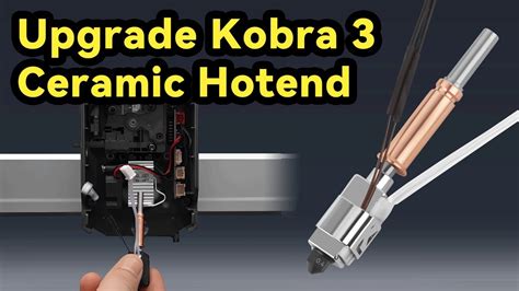 Upgrade Kobra 3 Ceramic Hotend Temp Fast Speed YouTube