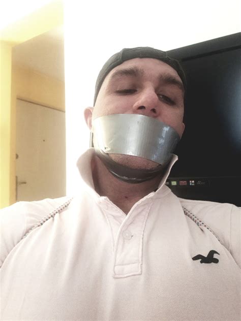 Popped Collar Chubby Boy Gagygagged Cheating Boyfriend Bound And