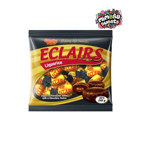 Candy Tops Eclairs Liquorice 50s Mimosa Sweets