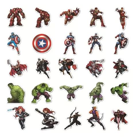 Super Heroes Marvel Dc Calcomanias Stickers Pvc Spiderman En Venta