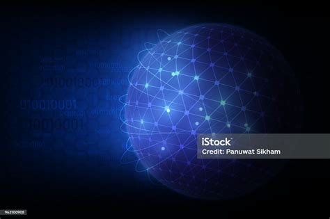 글로벌 국제 Blockchain입니다 현대 미래 행성 공간 낮은 폴 리 현대 미래 기술 금융 은행 디자인 0명에 대한 스톡 벡터