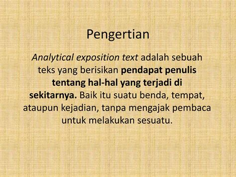 Power Point Analytical Exposition Text Pptx