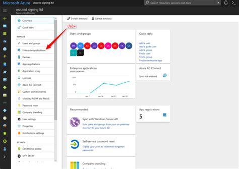 Configuring Single Sign On For Secured Signing Using Azure Active Directory Azure Ad Secured
