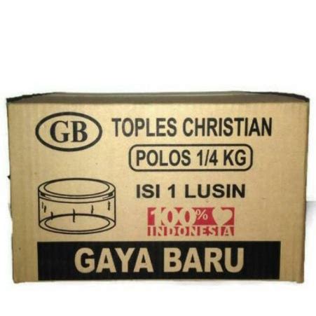 Jual TOPLES Kue Kering 250gr Bulat Toples Kue Kering 250gr Gaya Baru