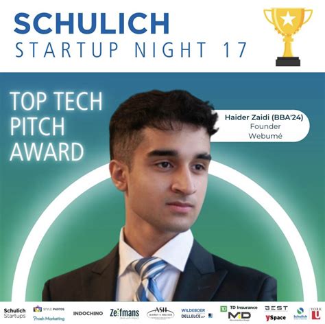 Haider Zaidi On Linkedin I Pitched My Startup Webumé As A Finalist