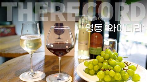 The Record 대한민국 포도왕국 영동 우리의 기술로 만드는 레드와인과 화이트와인 의 깊은 맛 영동 와이너리