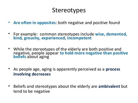 Social Factors Affecting Old Age