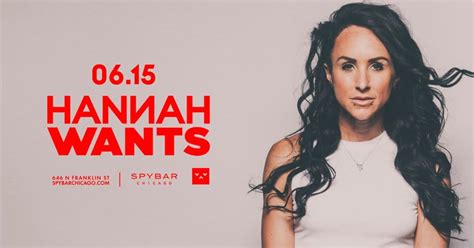 Hannah Wants In Chicago At Spybar
