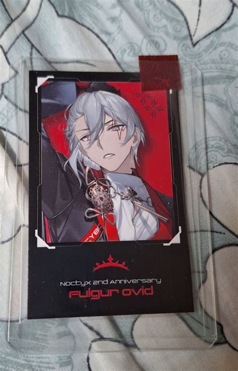 彩虹社 Nijisanji En Noctyx 2週年 Fulgur Ovid 簽拍 興趣及遊戲 玩具 And 遊戲類 Carousell