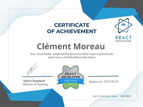 React Certification On Linkedin Reactcertification Reactjs France