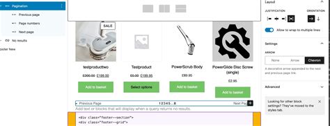Productsbeta Block Pagination When Justified · Issue 42409
