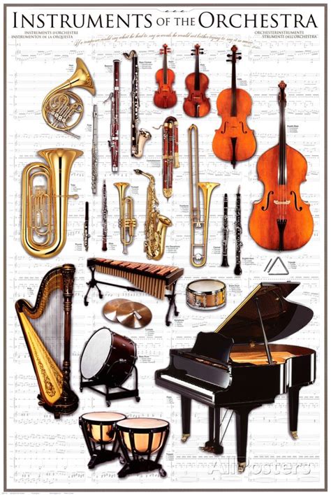 Instruments Symphony Orchestra Poster At Instruments