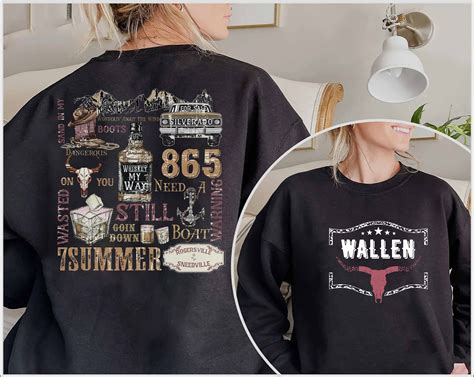 Vintage Wallen Western Merch Cowboy Wallen Bullhead Merch Retro Western