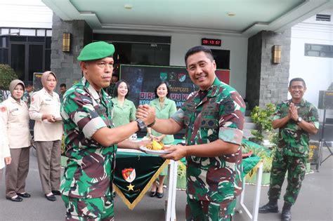 Komandan Korem Wijayakarta Brigjen TNI Yustinus Nono Yulianto S E M Si Pimpin HUT