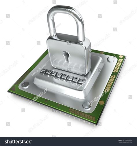 Concept Processor Unit Cpu Lock Isolated Stock Illustration 164496530 Shutterstock