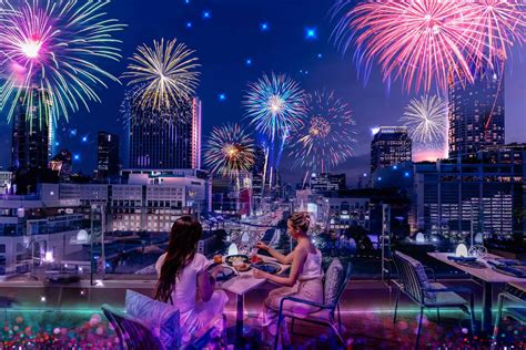 Best Fireworks In Town View Rooftop Bangkok