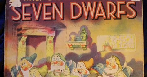 Filmic Light Snow White Archive 1938 Famous Seven Dwarfs Book