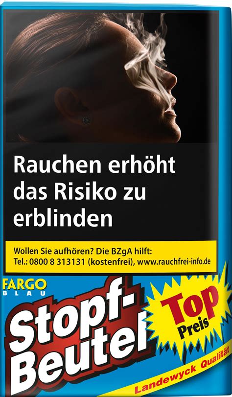 Fargo Stopf Beutel Blau Tabak online beim Tabakdealer erhältlich