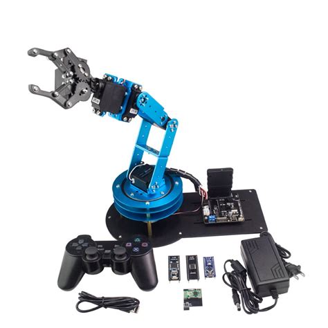 6 Dof Robotic Arm Controller And Parts Assembled Free Ps2