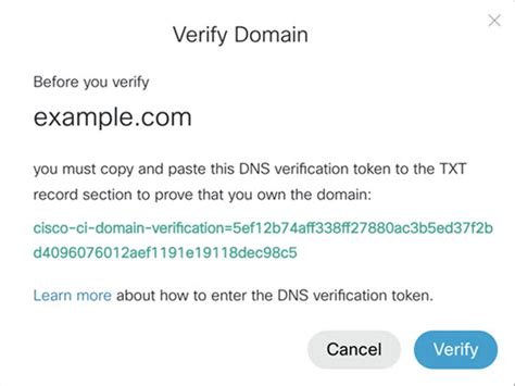 Domain Verification Process For Sip Video Devices