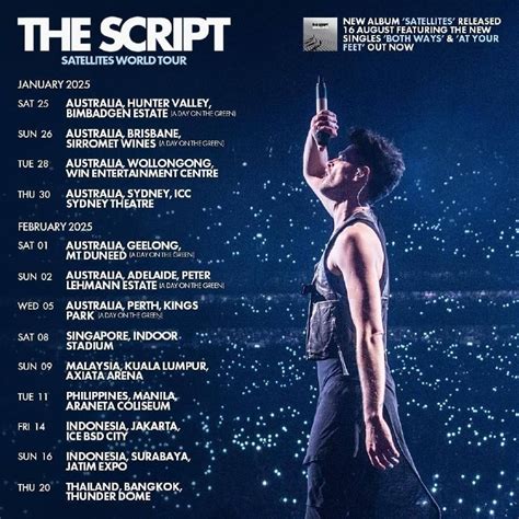 The Script Satellites World Tour Bandwagon Music Media