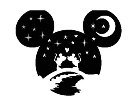 Mickey Mouse Head Outline Svg Cut File Set With Eps Dxf Jpeg Png Porn